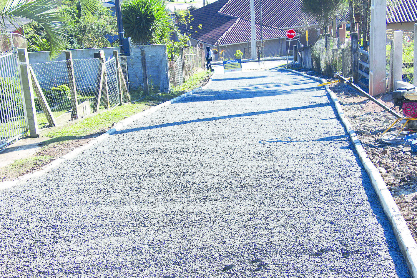 Prefeitura De Piên Investe Em Pavimentação De Ruas Com Concreto