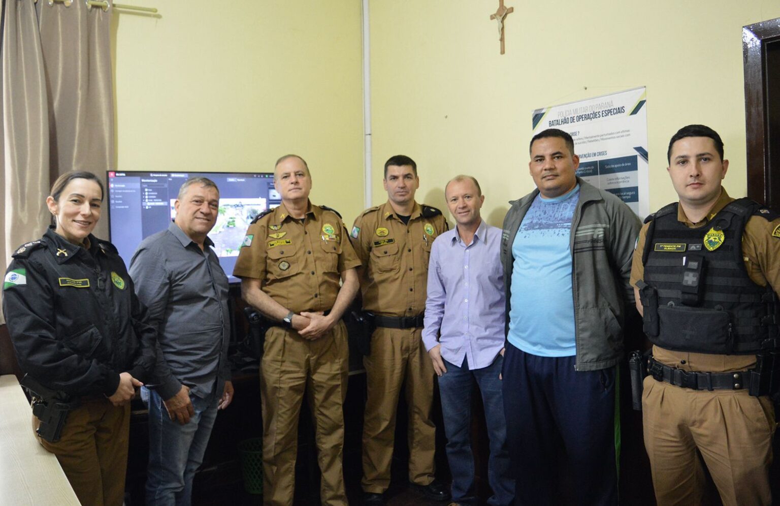 Inaugurada a central de segurança de Contenda - Jornal O Regional